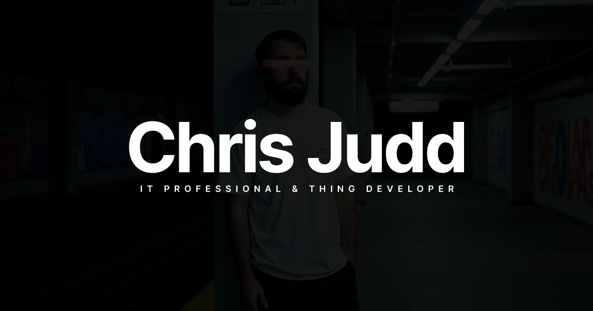 Chris Judd | Developer & Systems Engineer